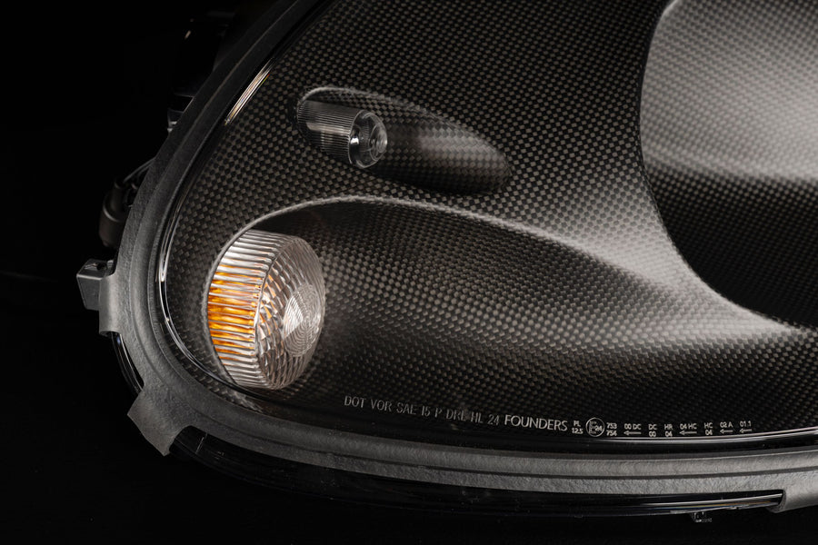 Founders Headlights: Ferrari 360 Modena (00-05) (Carbon) – Founders Parts